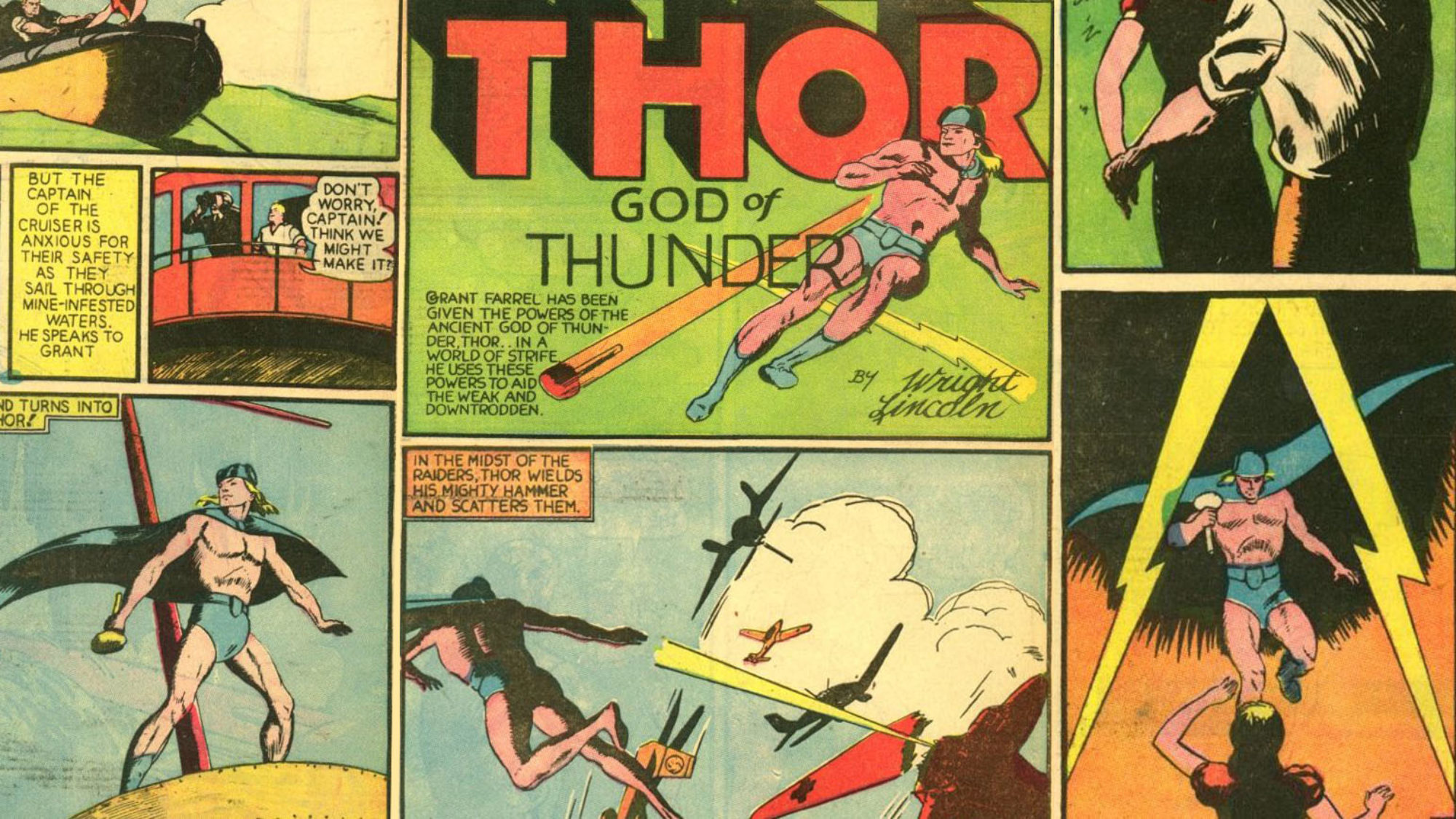 Thor, God of Thunder in Fox Feature's Weird Comics, Up for Auction