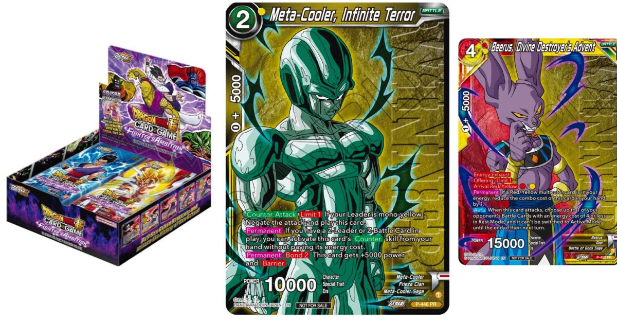 Dragon Ball Super Previews Fighter’s Ambition Promos: Cooler & Beerus
