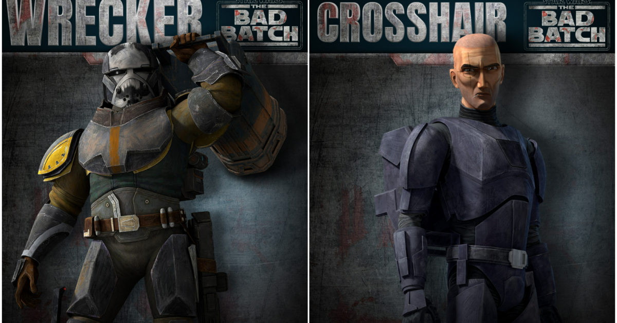 Star Wars: The Bad Batch: Crosshair, Wrecker S02 Key Art; New Teaser