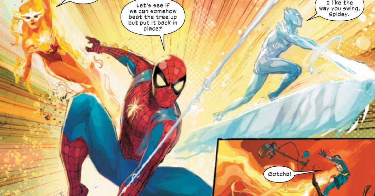 Spider-Man And His Amazing Friends Caught in The Dark Web Inferno