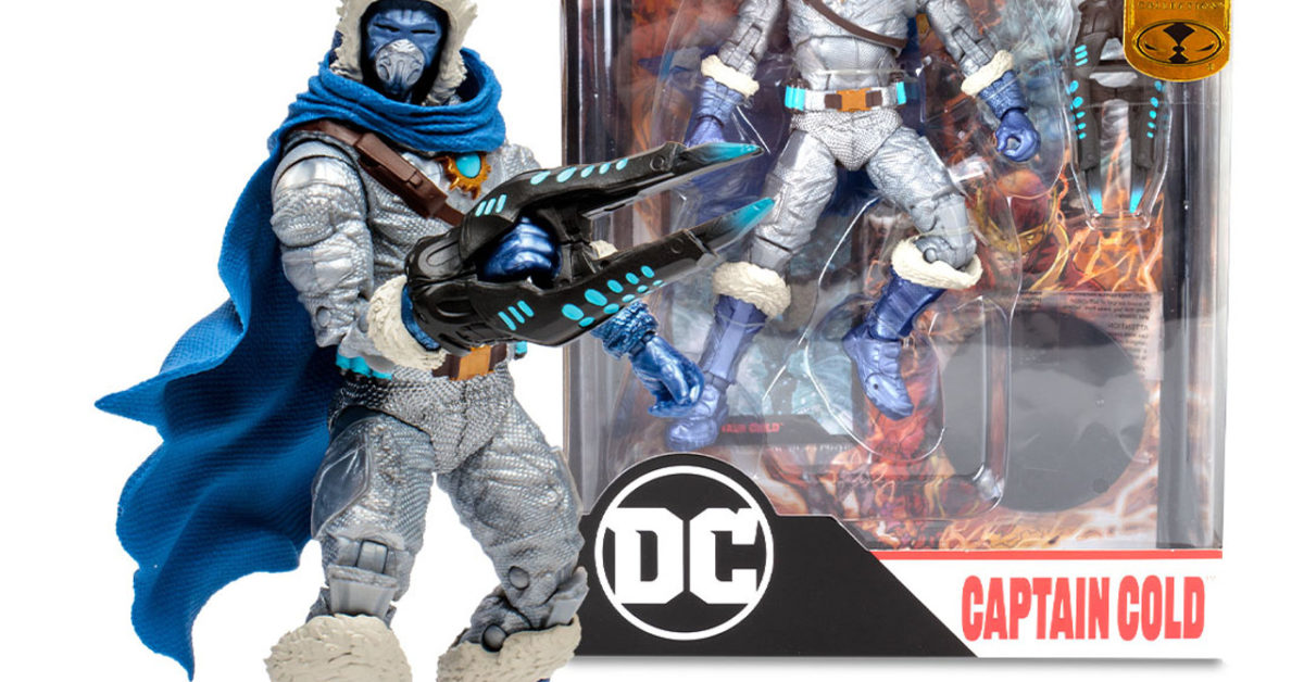 DC Comics Captain Cold Goes Metallic with McFarlane Toys Exclusive
