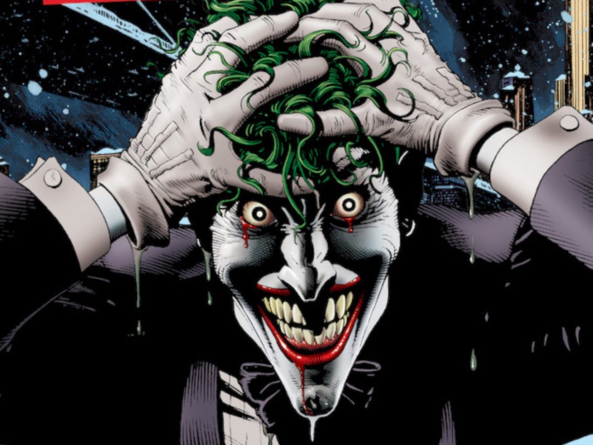 Batman Joker Face Ripped Off