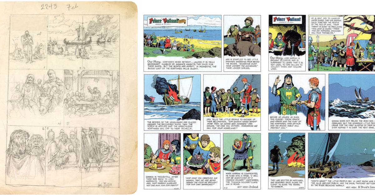 The Battle Of Prince Valiant Between Brian Kane And Gary Groth