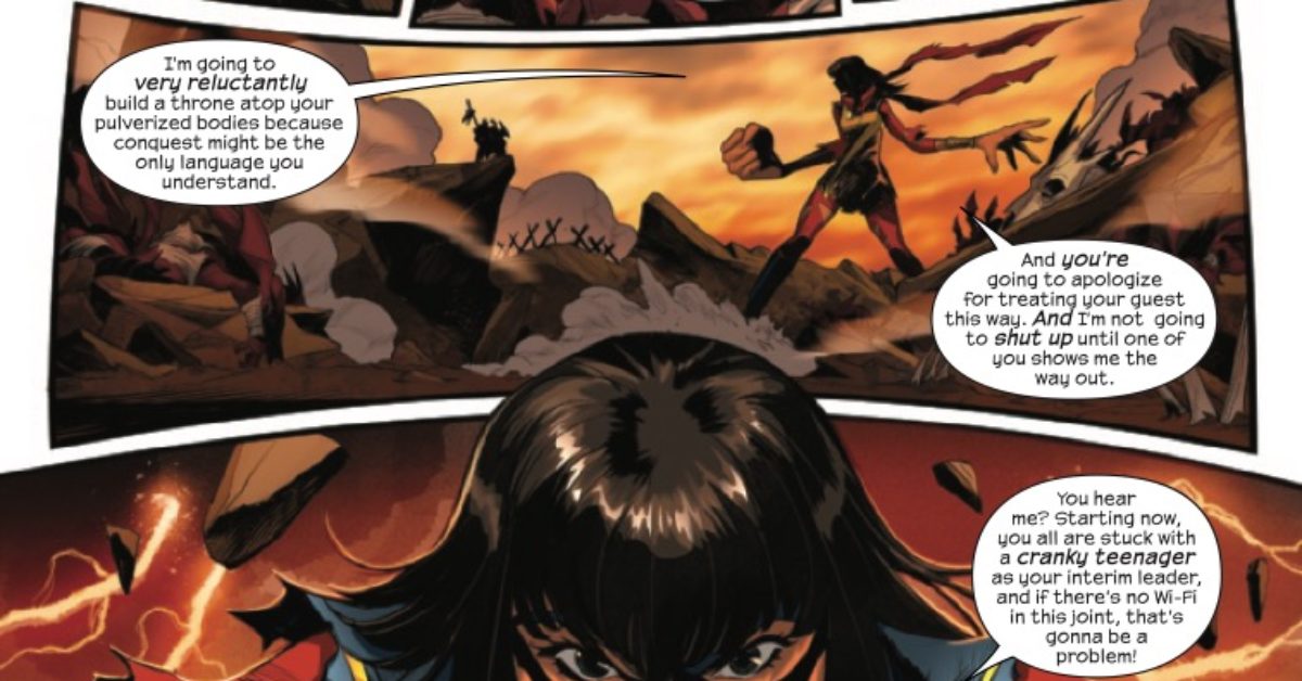 Dark Web: Ms. Marvel #2 Preview: Teenage Wrath