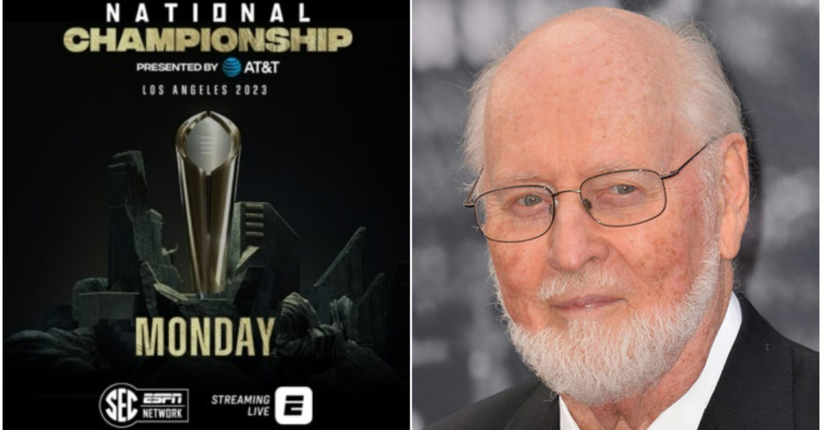 John Williams Scores ESPN College Football National Championship