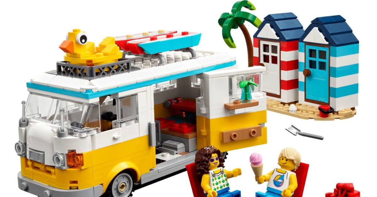 LEGO Brings In the Summer Vibes with New 3in1 Beach Camper Van Set