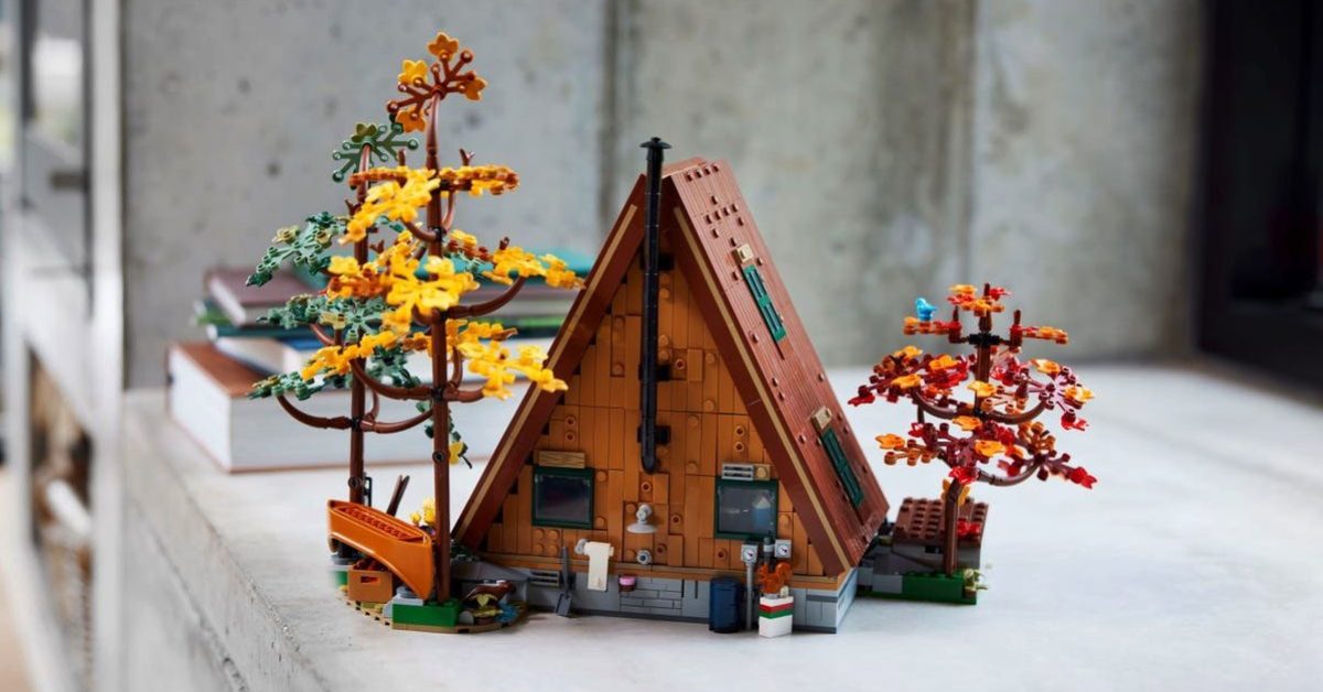 The Great Outdoors Calls with LEGO Ideas New A-Frame Cabin Set