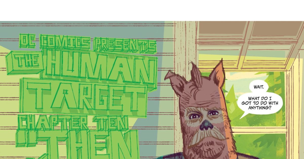 Human Target #10 Preview: This Series Has Gone to the Dogs