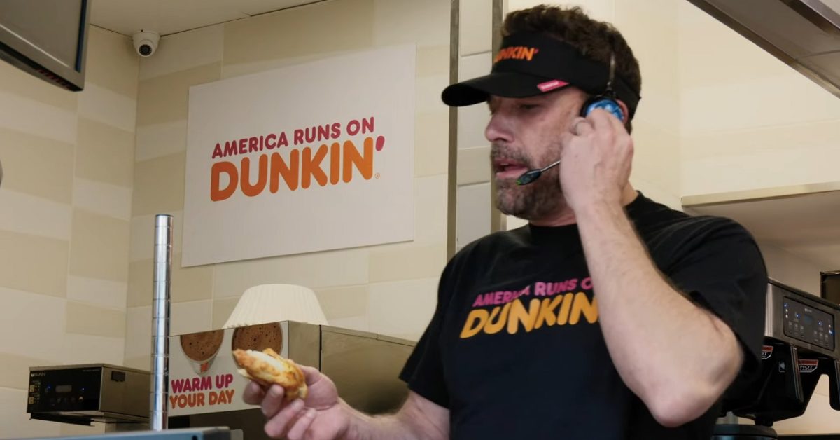 Ben Affleck Further Declares Dunkin' Donuts Love During Super Bowl Ad