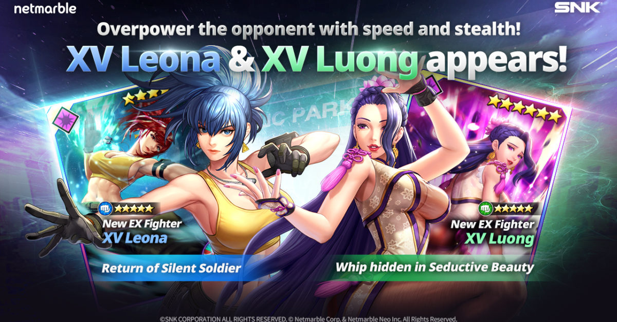 New XV Characters Arrive In The King Of Fighters AllStar