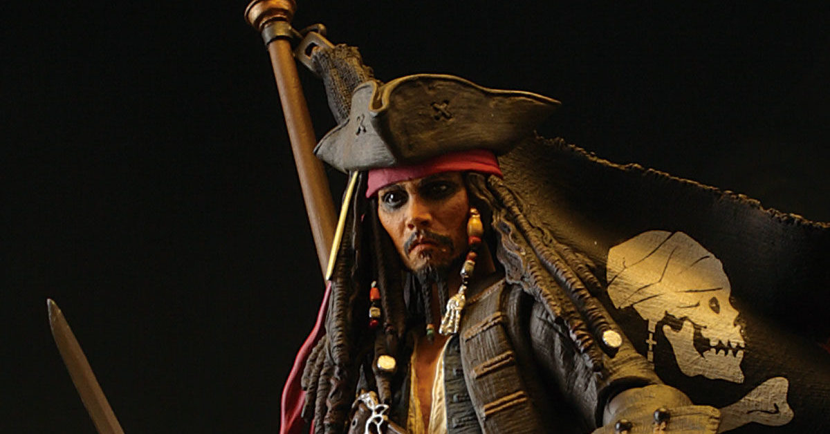 Captain Jack Sparrow is Back with Kaiyodo's Revoltech Figure Line