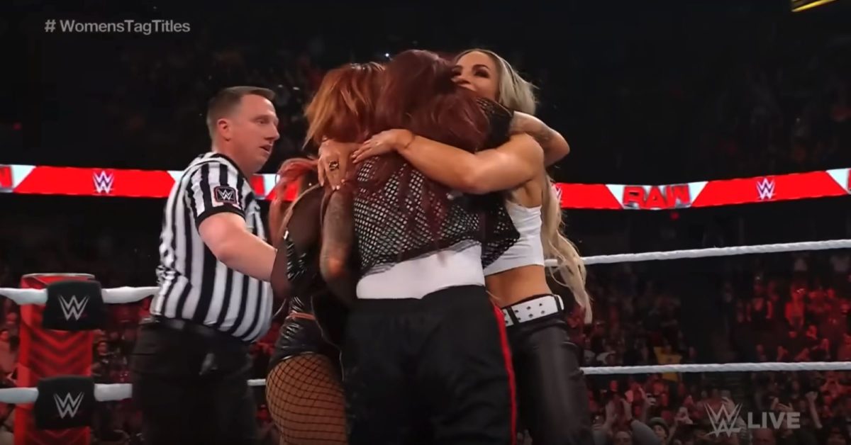 Trish Stratus Helps Lita And Becky Lynch Win Tag Titles On Wwe Raw