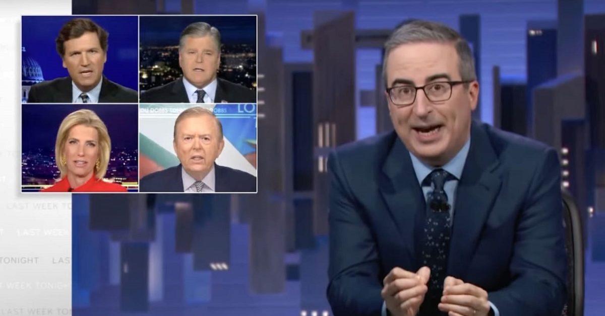 John Oliver on Reports That FOX "News" Doesn't Even Trust FOX "News"