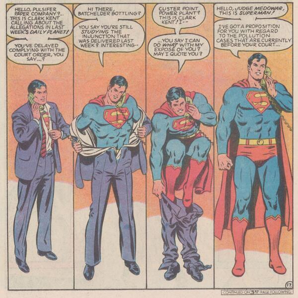 [Superman] How does Superman hide his cape under his clothes as Clark ...