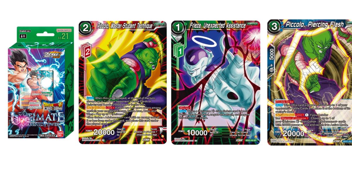 Dragon Ball Super Previews Power Absorbed: Deck Piccolo & Frieza