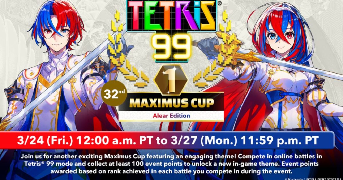 Fire Emblem Engage Takes Over The Latest Tetris 99 Maximus Cup