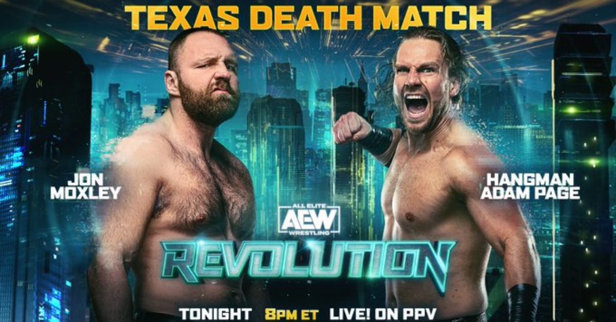 Adam Page Beats Jon Moxley In Texas Death Match At Aew Revolution
