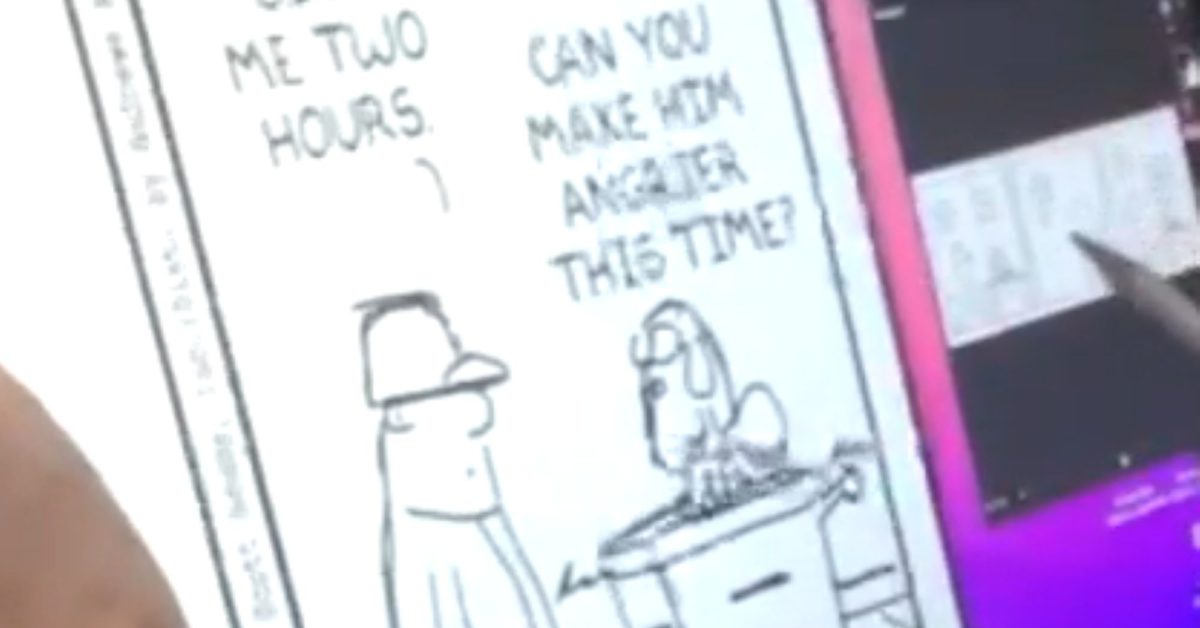 Scott Adams Returns With New Strip, Dilbert Reborn, Now With F-Words