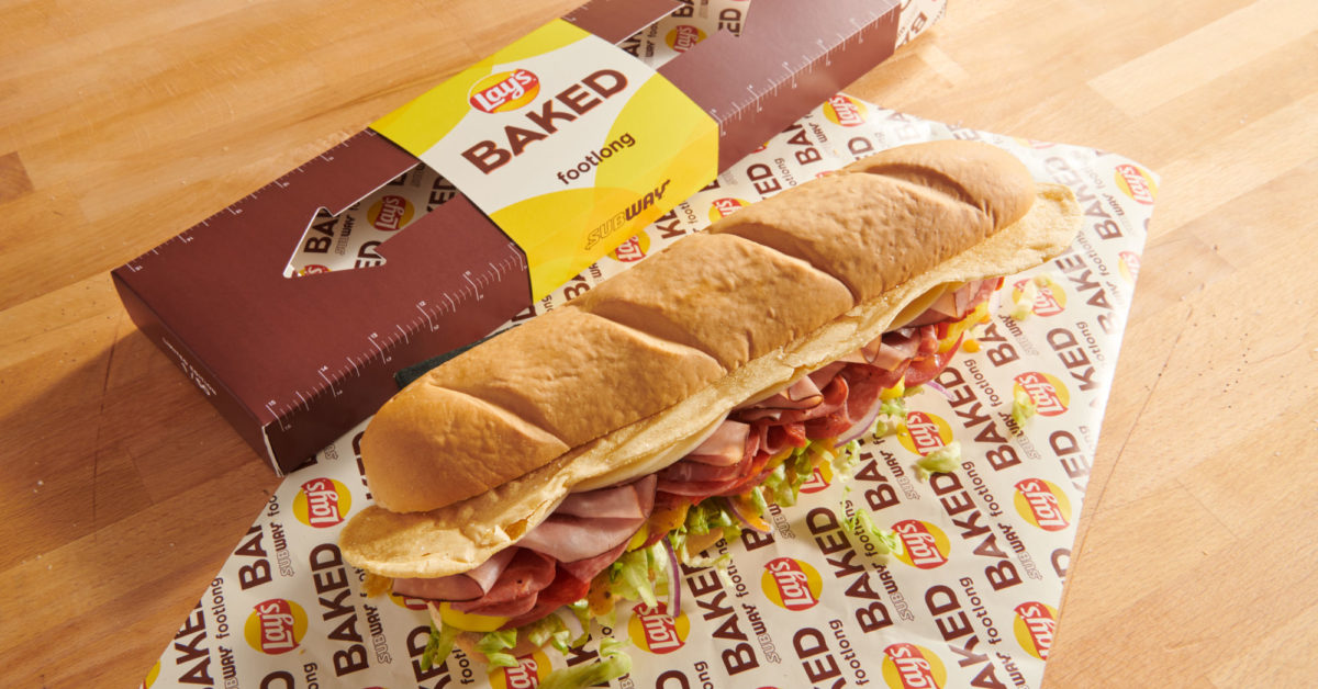 Subway & Lay's Partner For First Footlong Sandwich Crisp