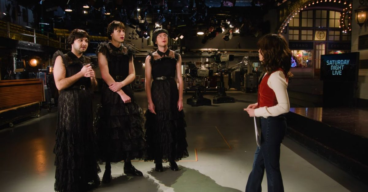 SNL: Please Don't Destroy Guilts Jenna Ortega Into Wednesday Dance