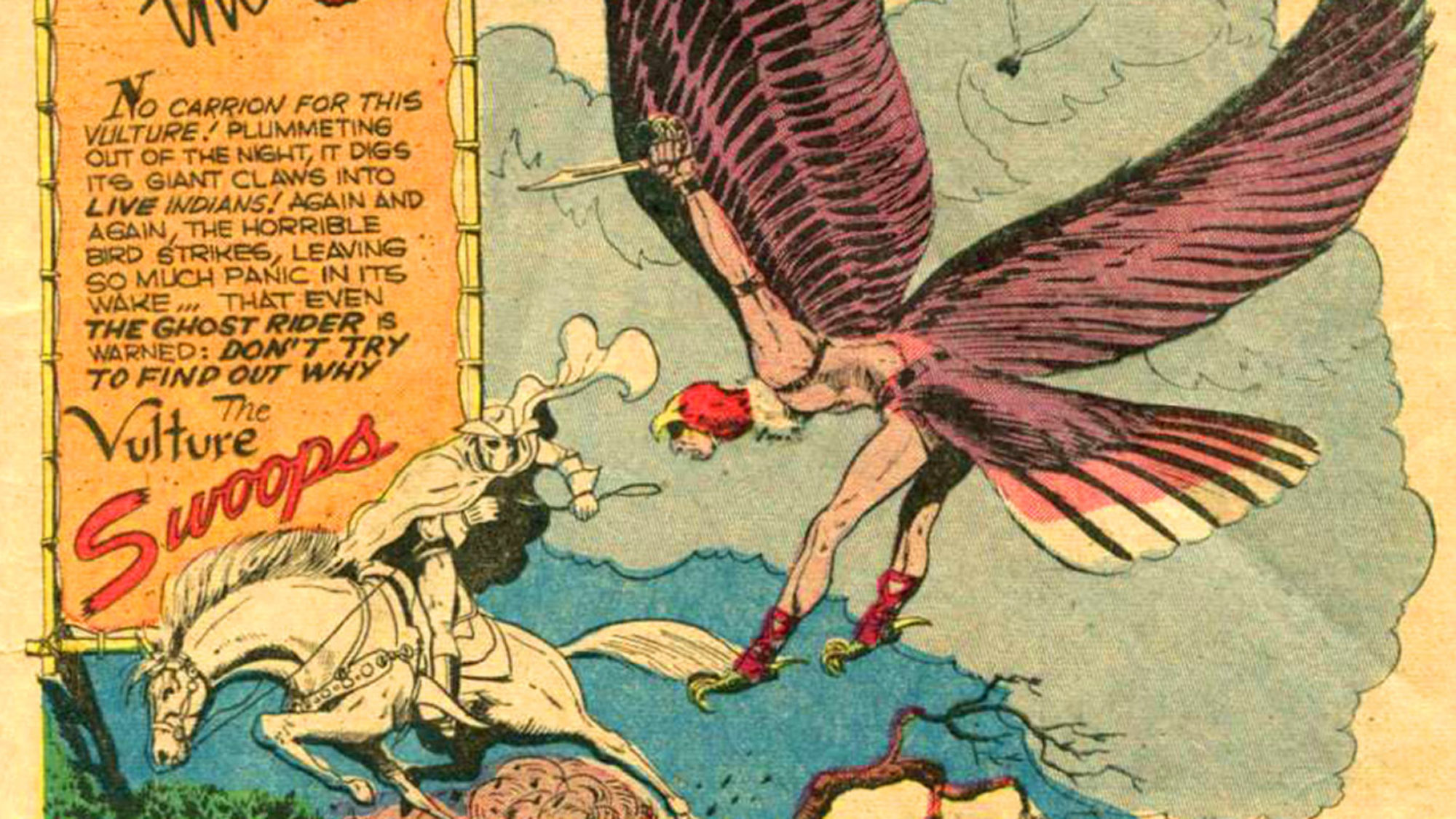 Ghost Rider vs the Vulture by Dick Ayers, Up for Auction