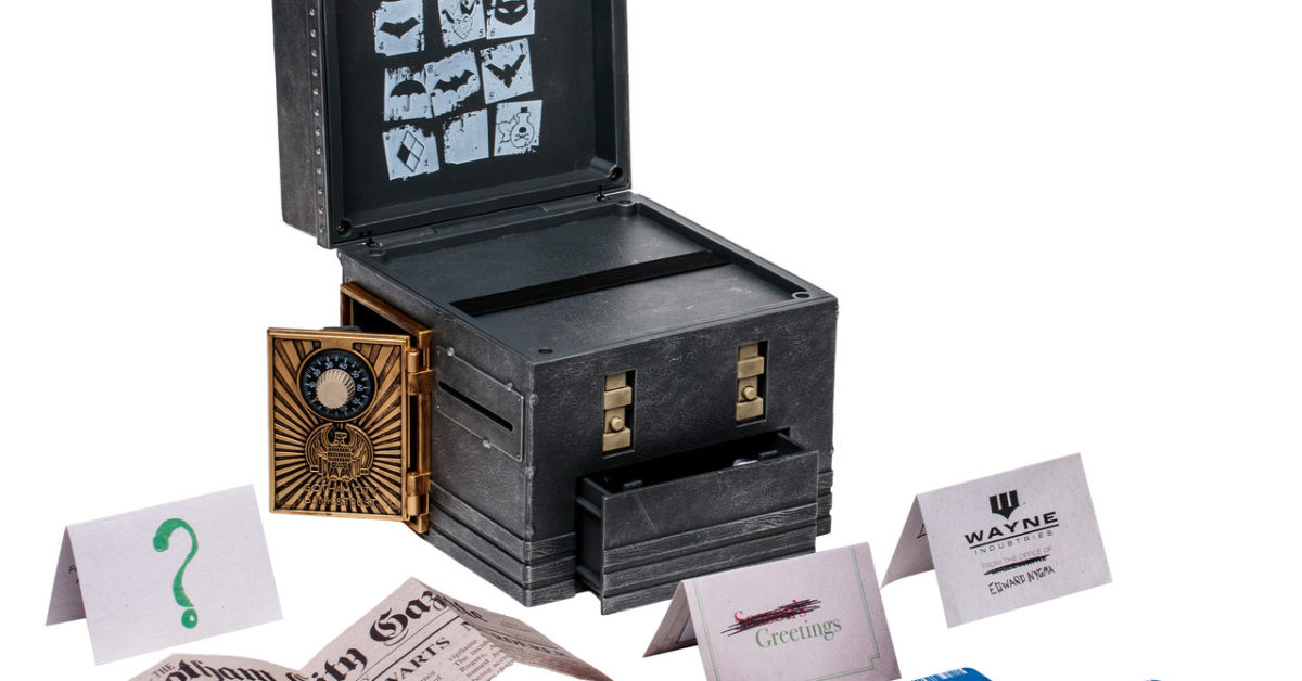 Solve The Riddler’s Puzzle Box as Batman with McFarlane Toys