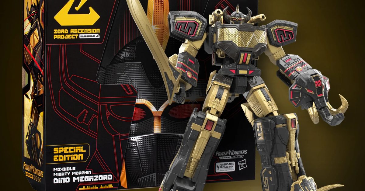 New Black and Gold Power Rangers Zord Ascension Project Revealed