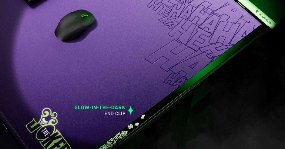 Secretlab Reveals New Joker-Themed Magnus Desk Mat