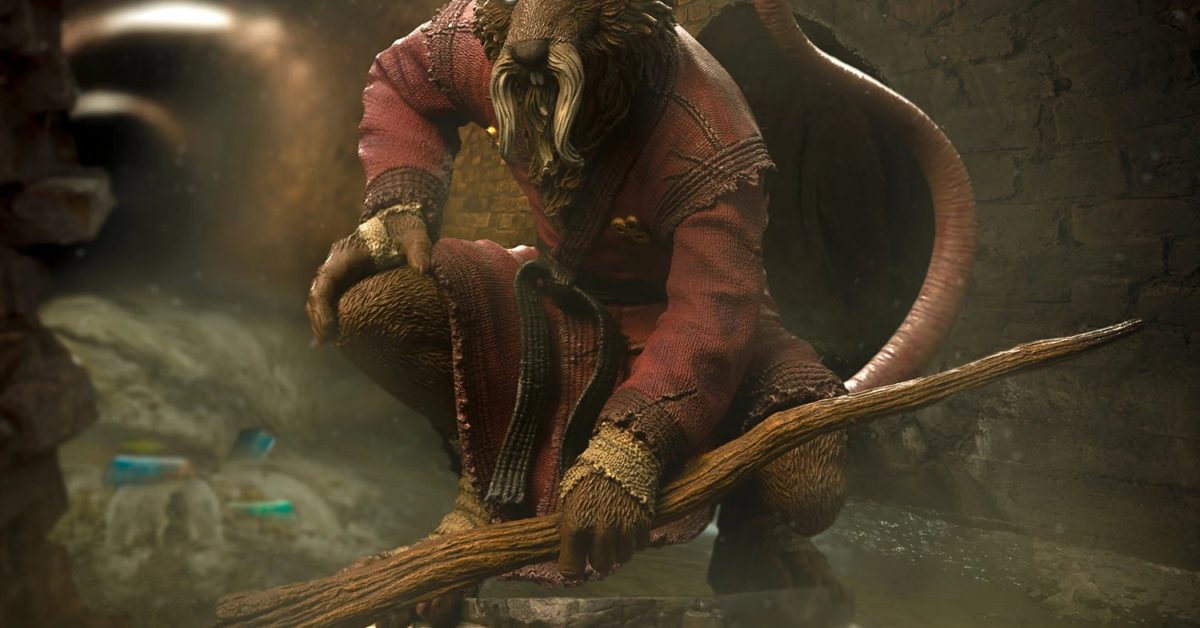 Teenage Mutant Ninja Turtles Master Splinter Rises with Iron Studios