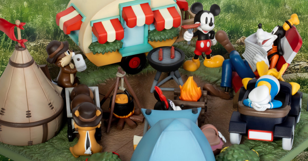 Go Camping with Mickey Mouse and Beast Kingdom with New D-Stages