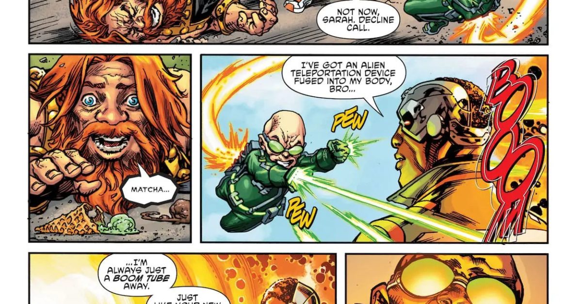 Cyborg #1 Preview: Cyborg Takes a Working Vacation