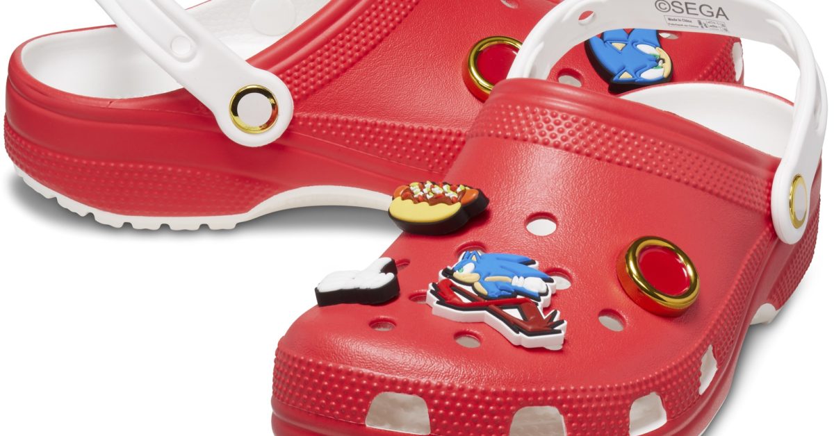 SEGA & Crocs Team Up For Sonic The Hedgehog-Themed Shoes