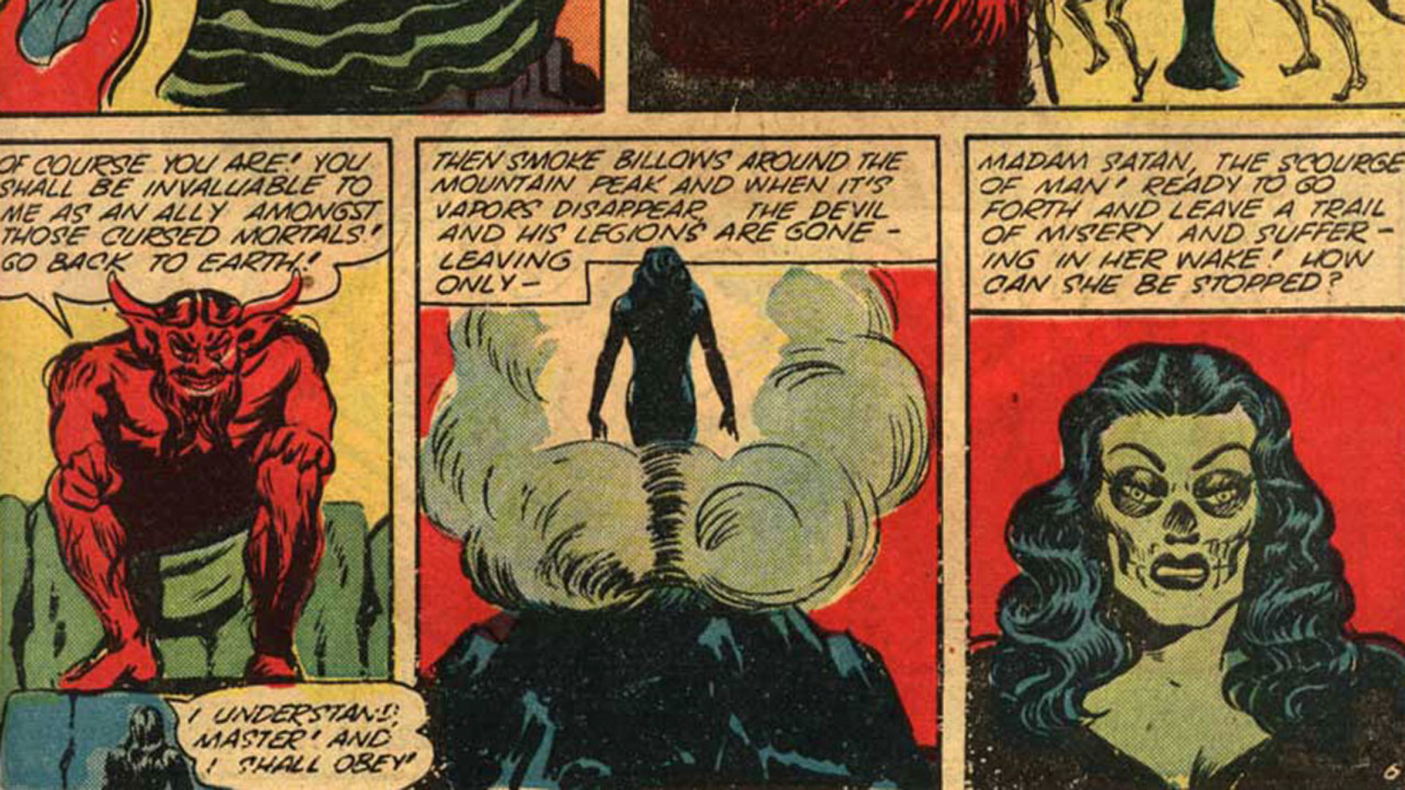 Madam Satan's Lurid Origins in the Rare Pep Comics #16, at Auction