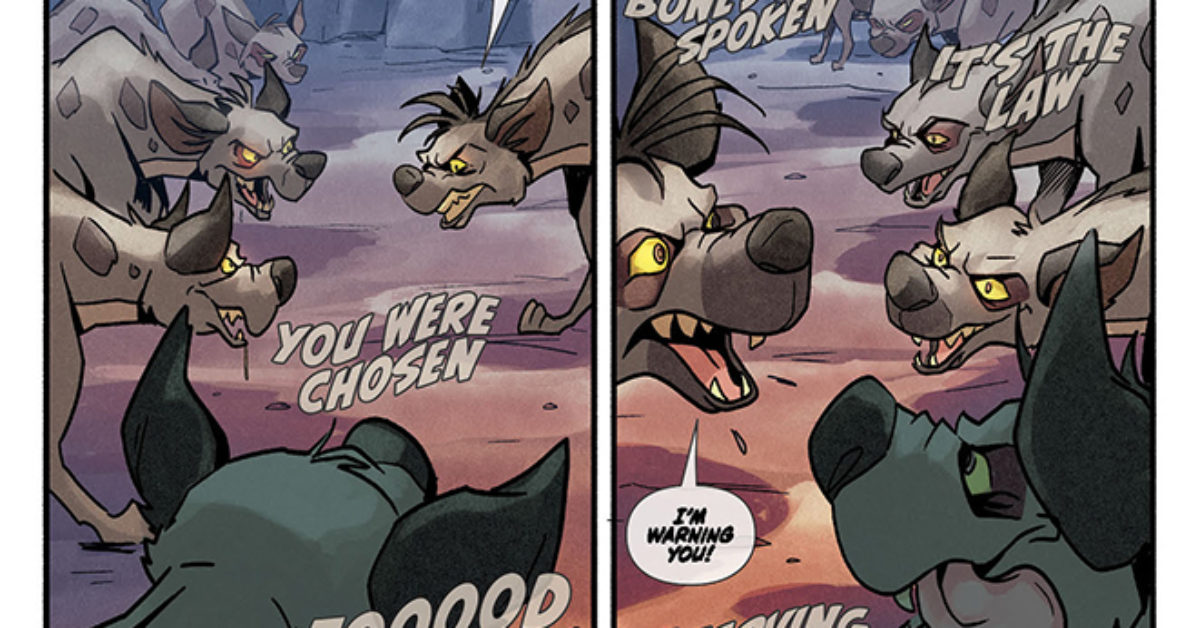 Disney Villains: Scar #3 Preview: New Life Goals: Hyena Royalty
