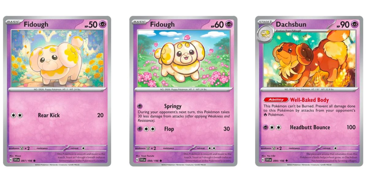 The Cards Of Pokémon TCG: Scarlet & Violet Part 24: Fidough Line
