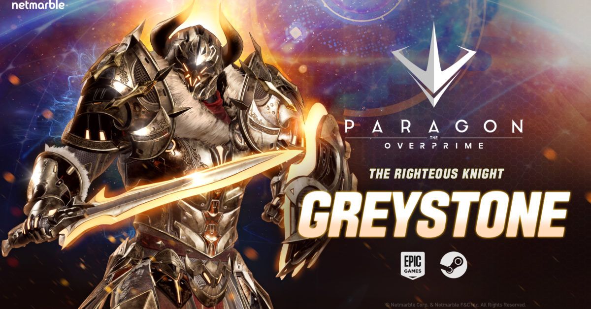 Paragon: The Overprime Celebrates Knight Greystone's Arrival