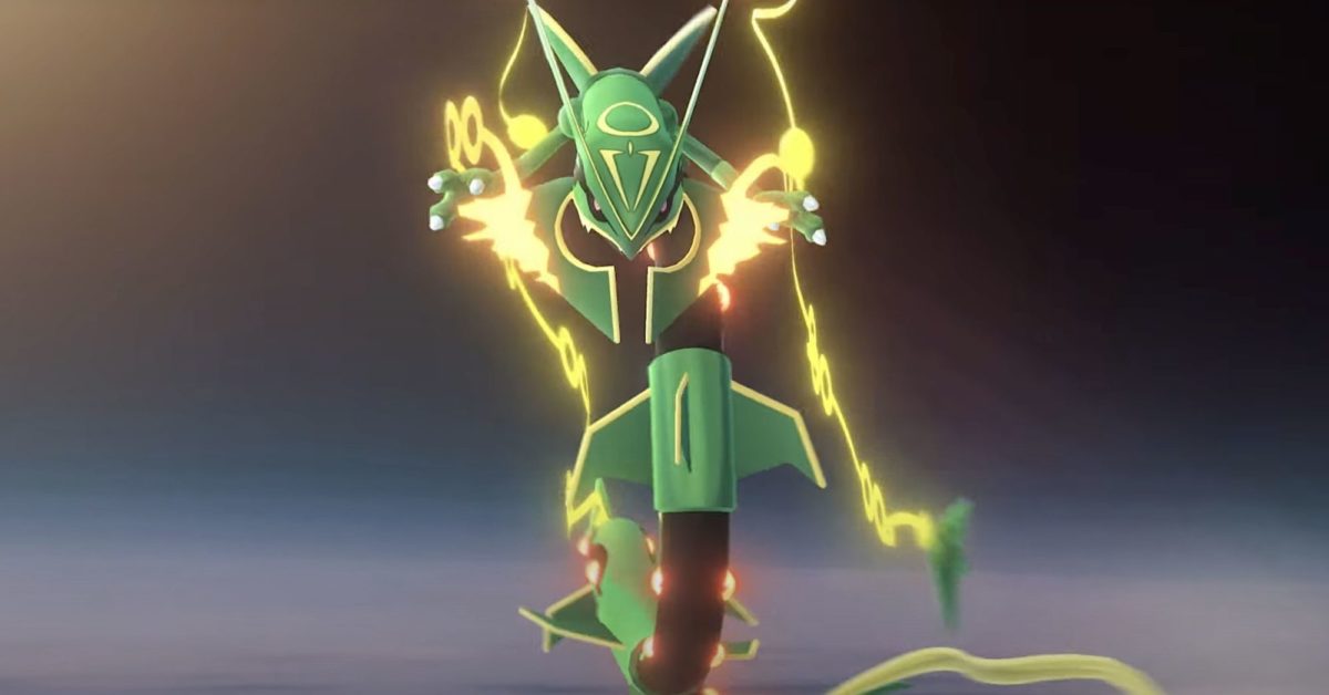 The Iconic Mega Rayquaza Debuts At Pokémon GO Fest 2023