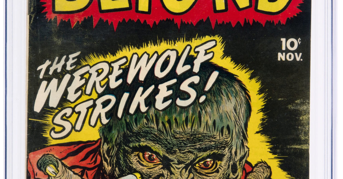 Beyond #1 Features One Of The Best Werewolf Covers Ever, at Auction