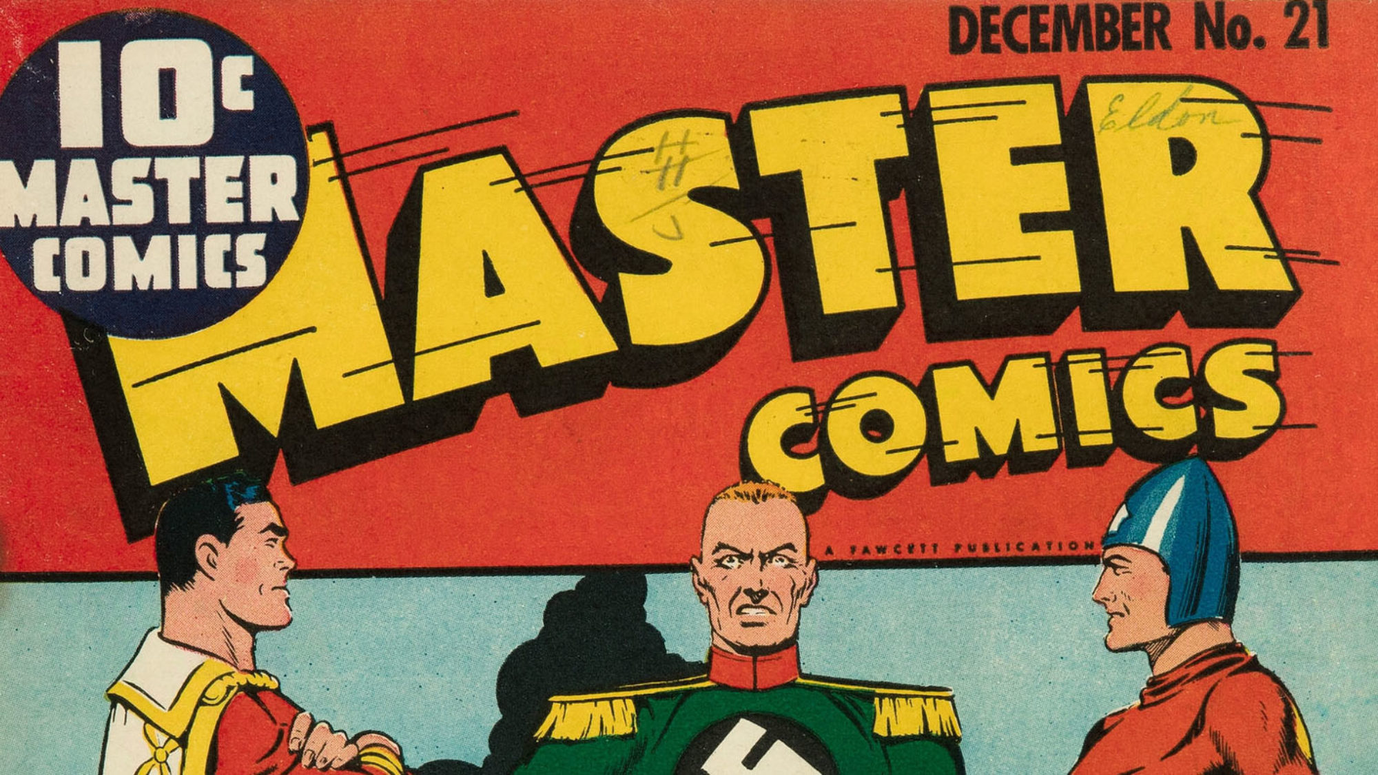 An Epic Golden Age Crossover Battle in Master Comics #21, at Auction