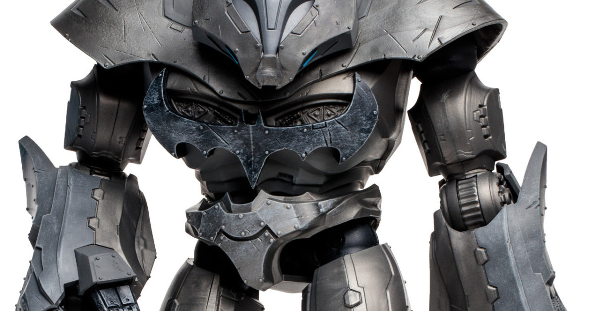 Batman Suits Up in His Justice Buster Suit with McFarlane Toys