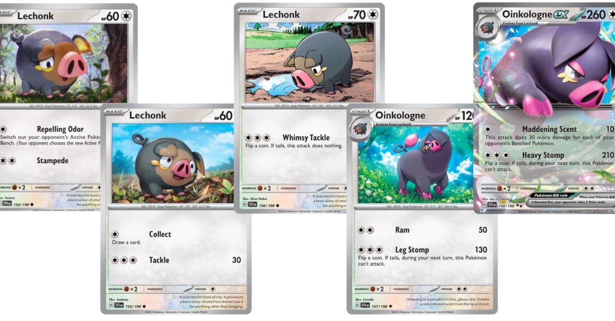 The Cards Of Pokémon TCG: Scarlet & Violet Part 36: Lechonk