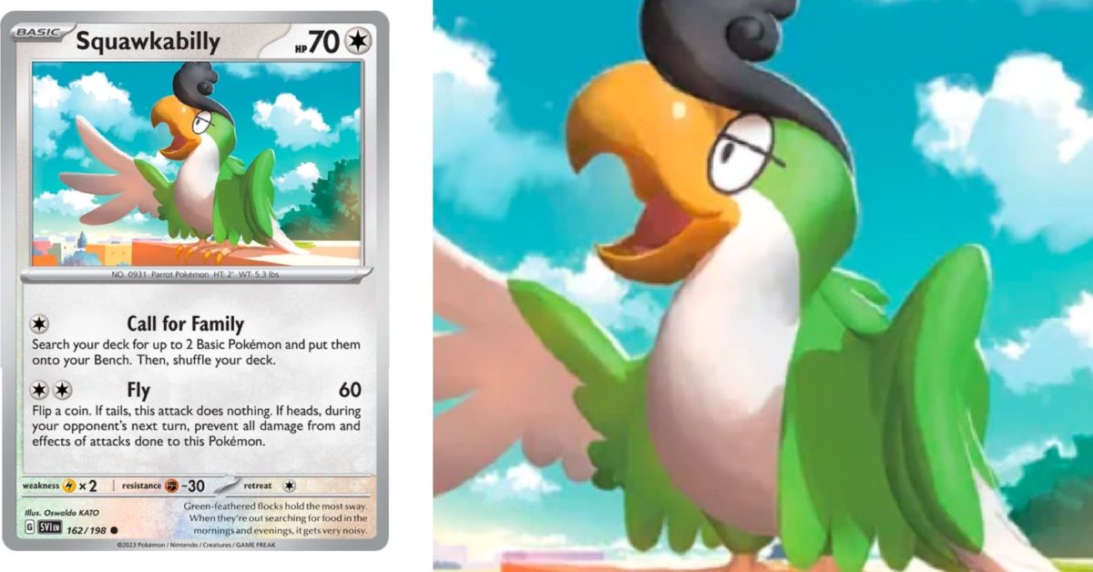 The Cards Of Pokémon TCG: Scarlet & Violet Part 38: Squawkabilly