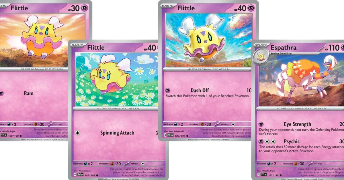The Cards Of Pokémon TCG: Scarlet & Violet Part 25: Flittle Line