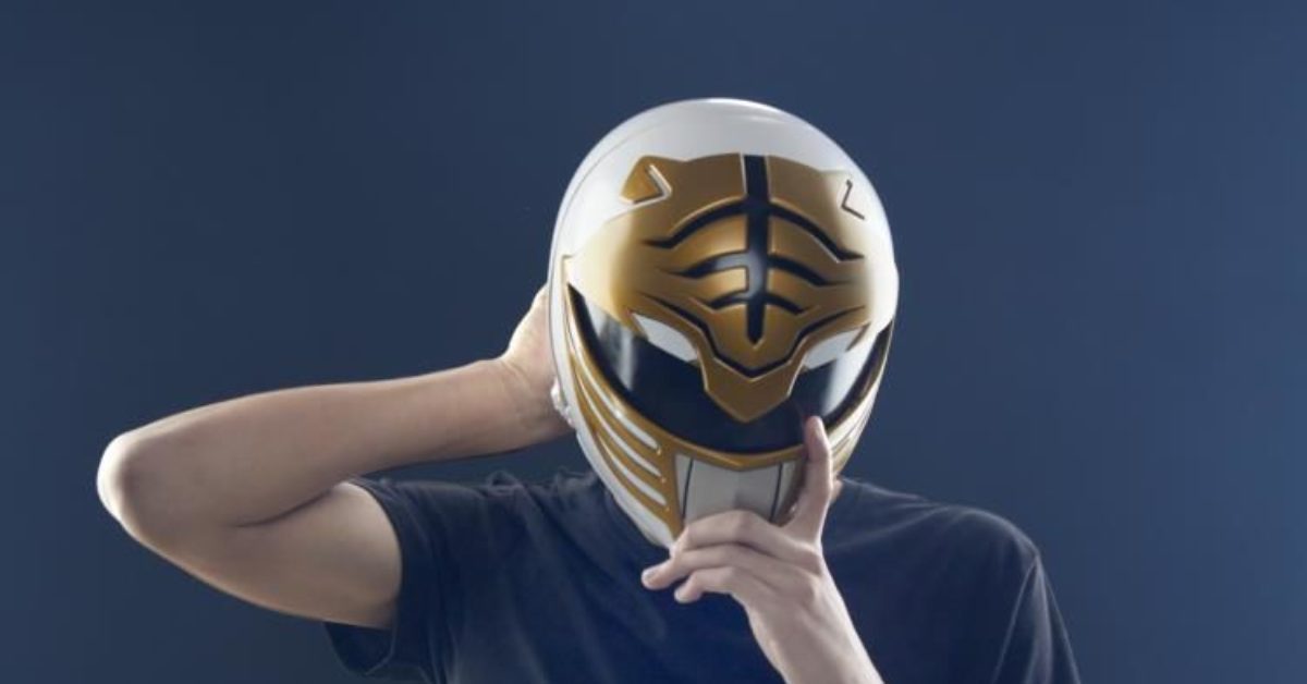 It’s Morphin’ Time as the Power Rangers White Ranger Helmet Returns