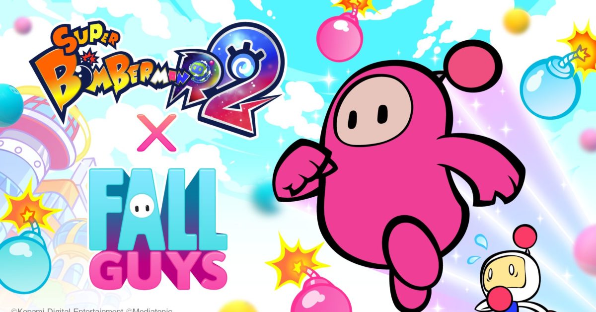 Konami Reveals Bomberman Crossover With Fall Guys
