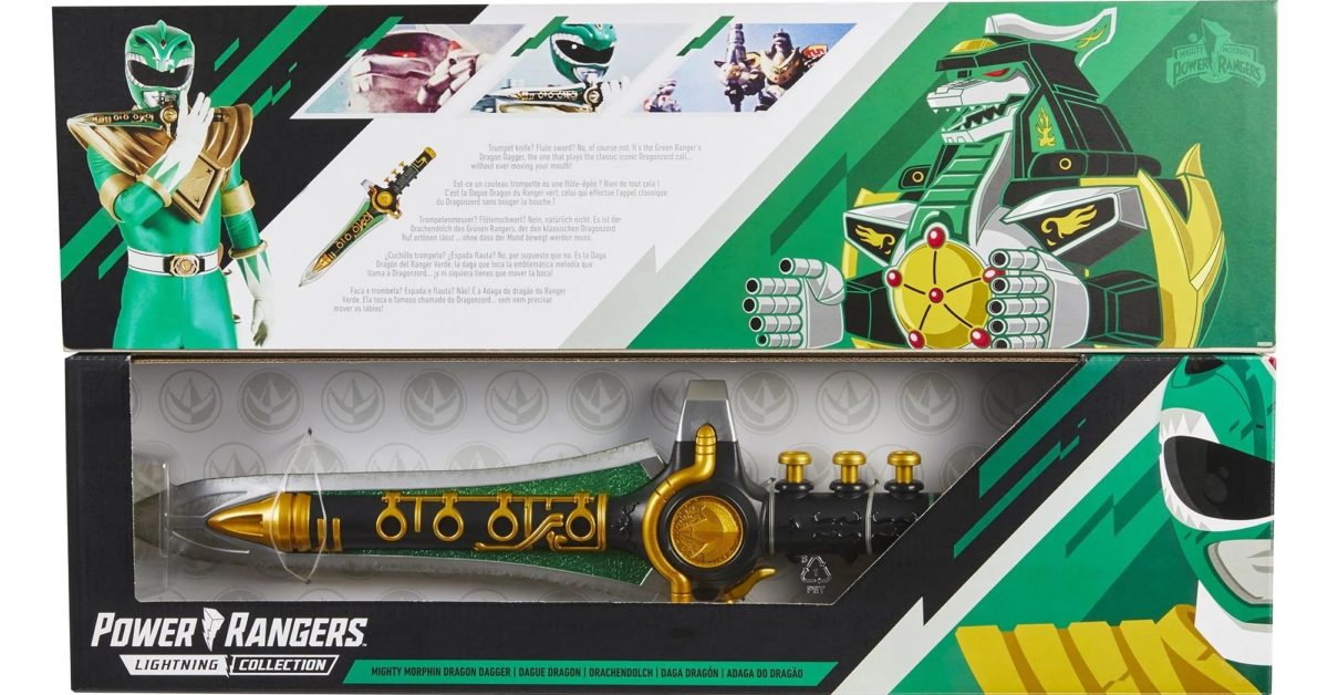 Hasbro Summons the Power Rangers Green Ranger Dragon Dagger Again