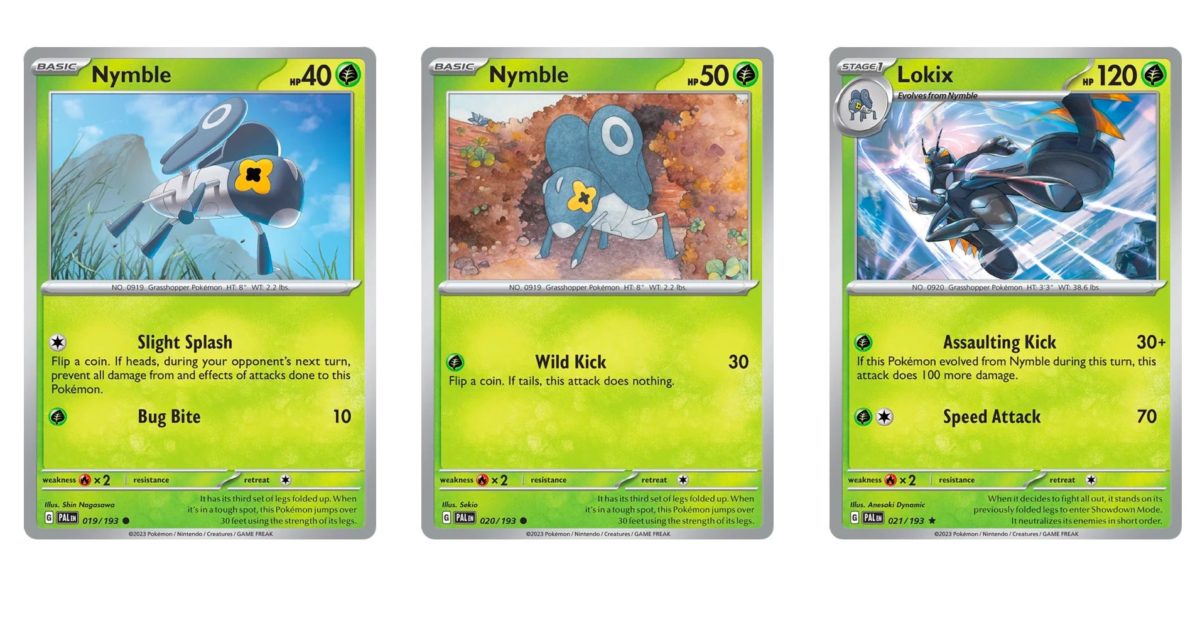 The Cards Of Pokémon TCG: Paldea Evolved Part 4: Nymble Line