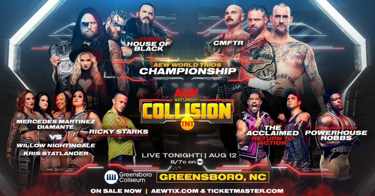 AEW Collision Preview: House of Black, CMFTR, The Acclaimed & More