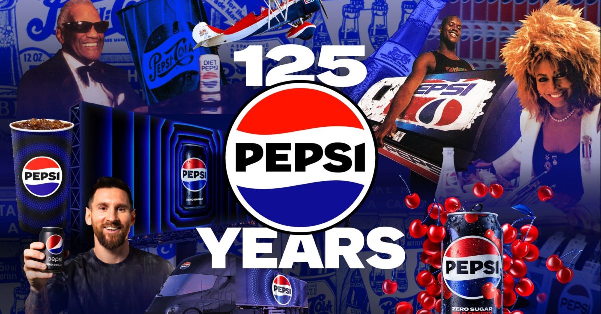 Pepsi Updates Its Branding For The 125th Anniversary