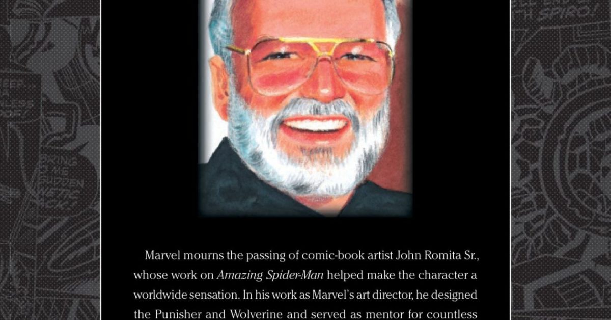 Kevin Feige Adds His Tribute To John Romita In Today's Marvel Comics